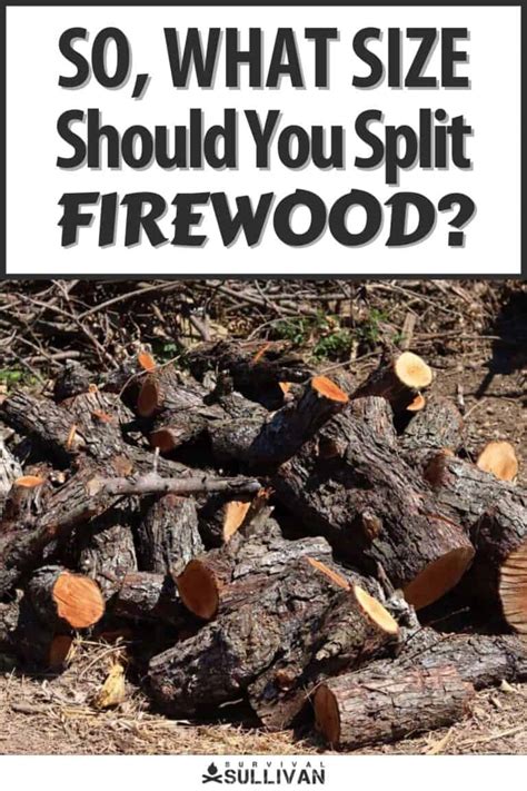 So What Size Should You Split Firewood