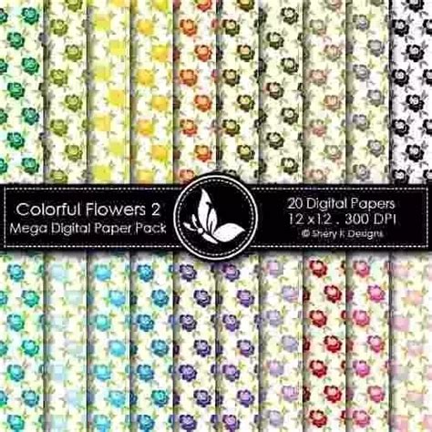 Kit Imprimible Pack Fondos Flores Clipart Cod 22 Cuotas sin interés