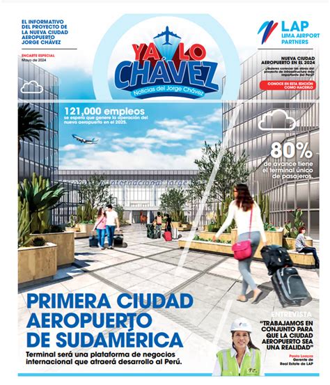 La primera ciudad aeropuerto de Sudamérica estará en el Perú Nuevo