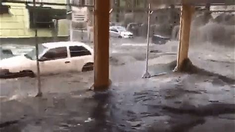 Se desborda Río Hondo en Naucalpan debido a las fuertes lluvias