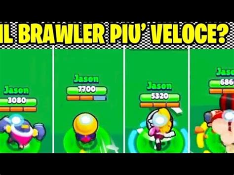 CHI È IL BRAWLER PIÙ VELOCE DI BRAWL STARS PT 1 YouTube