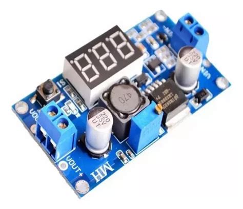 Regulador De Tens O Ajust Vel Lm Dc Dc Display Step Down