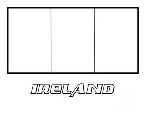Irish Flag Coloring Page