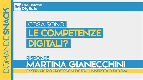 Cosa Sono Le Competenze Digitali E Cosa Si Intende Per Competenze