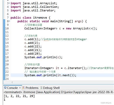 【java迭代器iterator】获取单个元素，循环遍历和删除 iterator拿一个 csdn博客