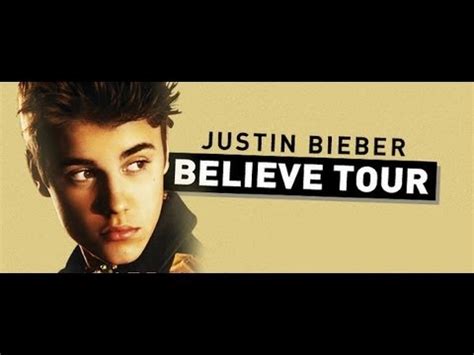 Justin Bieber Take You Believe Tour Youtube