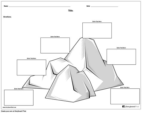 Zeichnen Sie Das Eisberg Diagramm Storyboard Von De Examples