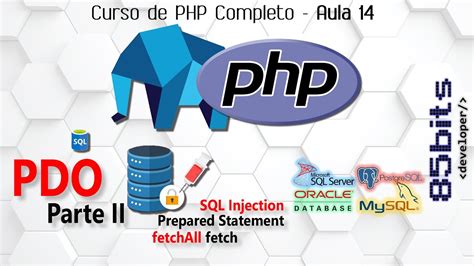curso php aula 14 sql injection prepared statement fetchall like in youtube