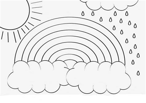 Desenhos para colorir de arco íris Blog Ana Giovanna