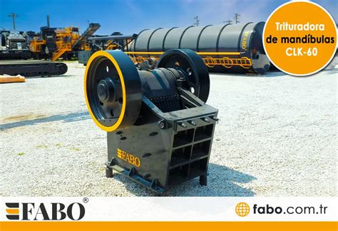 Trituradoras de mandíbula Fabo