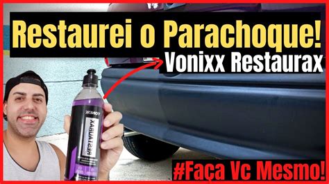 Como Restaurar o Parachoque de Plástico do Carro Vonixx Restaurax