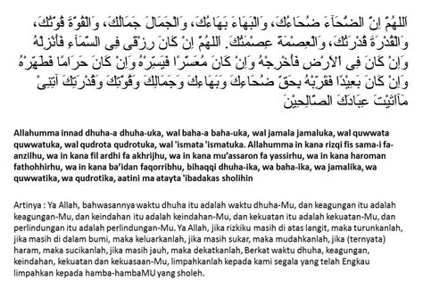 Doa Sholat Dhuha Assalamualaikum Warahmatullahi Wabarakatuh Halo