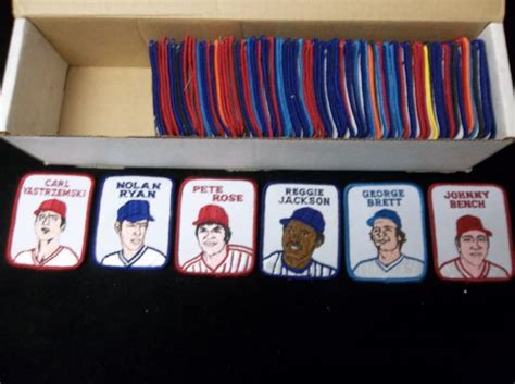 Lot Detail 1978 Penn Emblem Co Baseball Player Patches 94 Diff