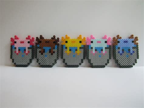 Minecraft Axolotl Perler Beads