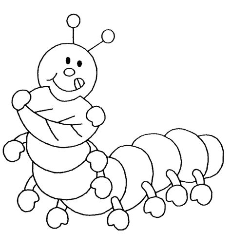 Coloriages Chenille Animaux Coloriages à imprimer