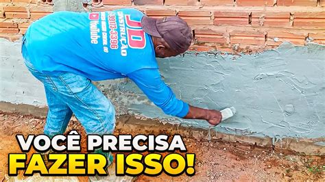 Como fazer impermeabilização em muro de divisa YouTube
