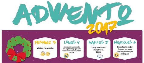 Calendario De Adviento 2017 Pastoral Juvenil