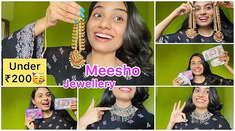 Huge Meesho Jewellery Haul Under Best Any Festival Jewellery
