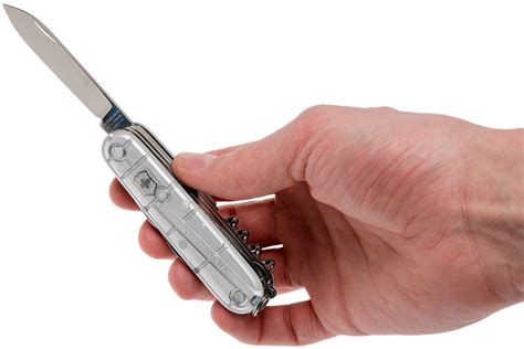 Victorinox Huntsman Schweizer Taschenmesser Transparent Silber