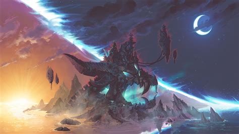 Brawlhalla Demon Island 2048x1151 Dark Fantasy Art Wallpaper Backgrounds Wallpaper