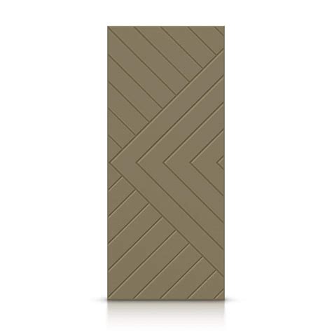 Reviews For CALHOME 38 In X 96 In Hollow Core Olive Green Stained