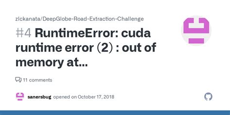 Runtimeerror Cuda Runtime Error 2 Out Of Memory At Optcondaconda Bldpytorch