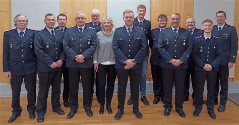 Jahreshauptversammlung Der Freiwilligen Feuerwehr Baven Martin Jung