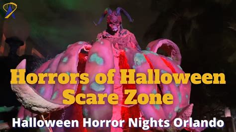 Horrors Of Halloween Scare Zone Walkthrough At Halloween Horror Nights