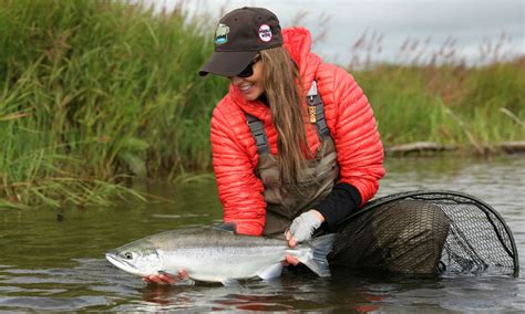 Silver Salmon In Alaska