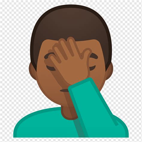 Man Facepalming Medium Dark Skin Tone Emoji Icon Png PNGWing