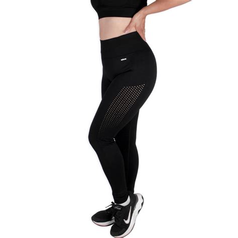 Sportime Cal A Legging Selene Fitness Sem Costura Preto