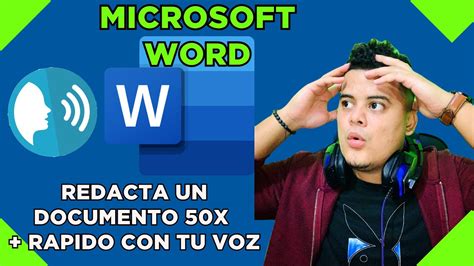 Funciona Como Dictar Texto En Microsoft Word Escribe Usando Solo