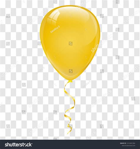 Gold Balloons Vector Illustration Stock Vector Royalty Free