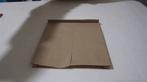 Como Hacer Bolsa De Papel Kraft En 5 Minutos YouTube