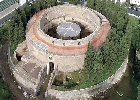 The Mausoleum Of Augustus And The Piazza Augusto Imperatore In