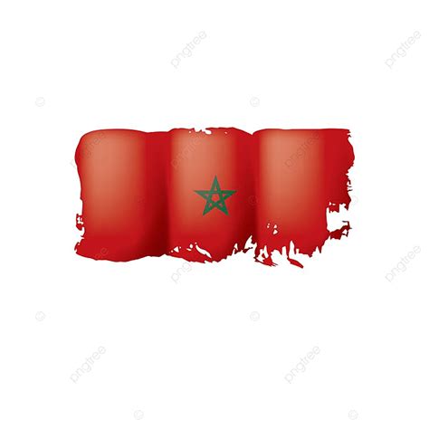 Pincel De Símbolo Nacional De Bandera De Marruecos PNG Símbolo