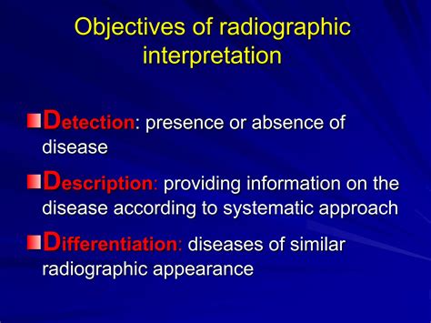 Principles Of Radiographic Interpretation PPT
