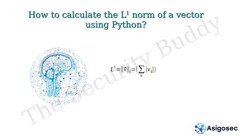 how to calculate the l1 norm of a vector using python the security buddy