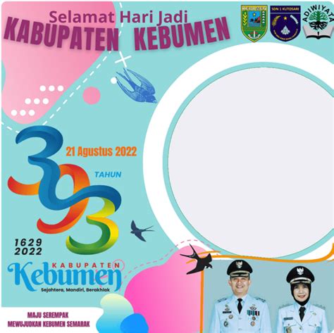 Link Twibbon Hari Jadi Kebumen Ke 393 Tahun 2022 Klik Disini