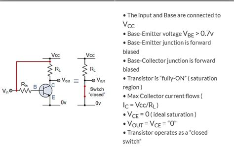 How To Operate A Transistor As A Switch Technical Articles