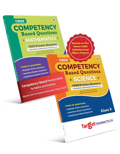Class 10 CBSE Competency Based Case Study Questions Books Science