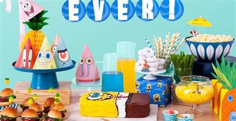Ideas Cumpleaños Bob Esponja Como organizar y montar una fiesta temática