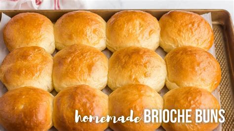 Soft And Fluffy Brioche Buns The Recipe Rebel Youtube