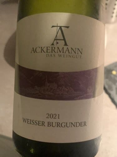 Ackermann Das Weingut Weisser Burgunder Vivino US