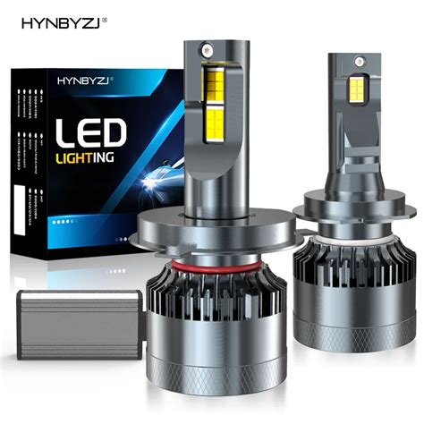 HYNBYZJ H7 H4 Led Car Headlights Canbus 220W H1 H8 H11 Lamp 9005 HB3