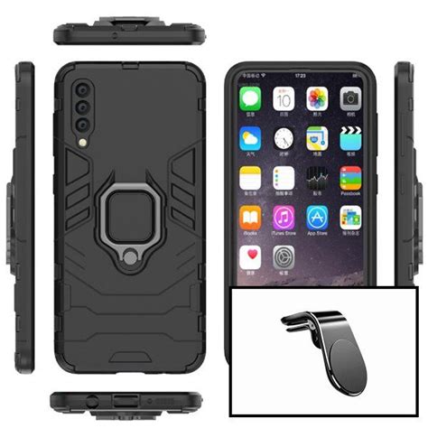 Kit Suporte Magnético L Safe Driving para Carro Capa 3X1 Military