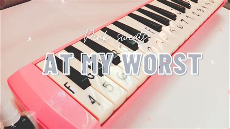 At My Worst Pink Sweats Pianica Melodica Easy Tutorial Youtube