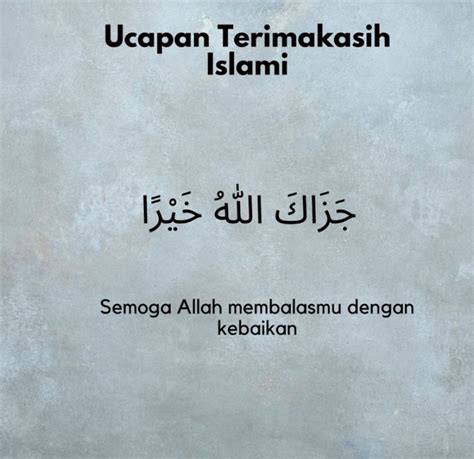50 Ucapan Terima Kasih Sesuai Ajaran Islam Fakta Id