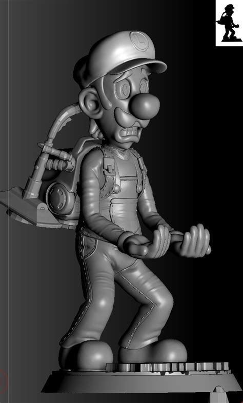 Fichier STL SOPORTE TELEFONO MOVIL JOYSTICK LUIGI MANSION MARIO BROS