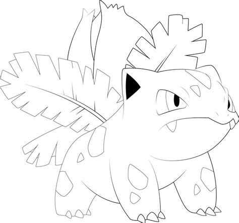 Ivysaur Line Art By Alcadeas1 Pokemon Drawings Line Art Drawings